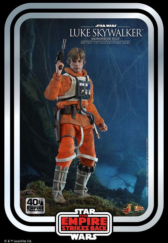 Hot Toys Star Wars The Empire Strikes Back 11 Inch Action Figure 1/6 Scale - Luke Skywalker Snowspeeder Pilot 906711