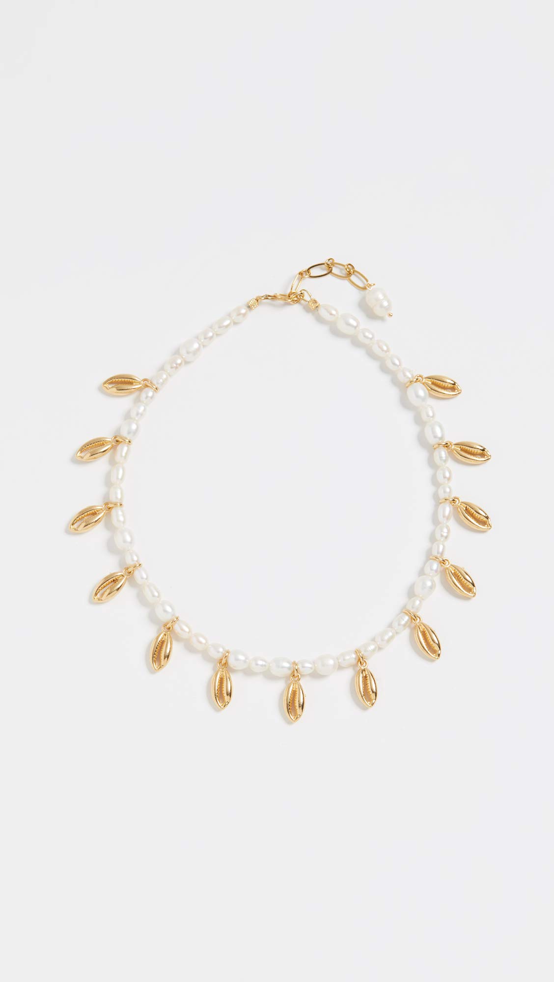 Brinker + Eliza Women's Blissed Out Necklace, Gold/Pearl, One Size