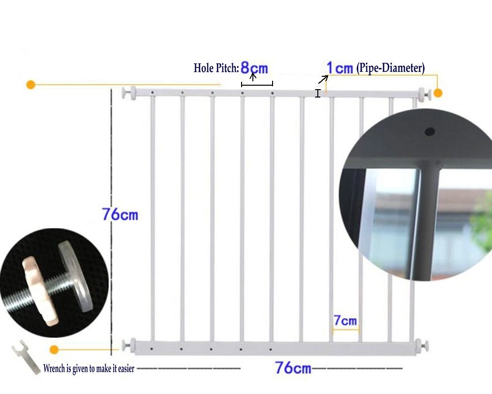 Window Guards for Children, Adjustable Wide Child Safety Window Guard Prevents Accidental Falls, Home Security Childproof Interior Bar Guard for Windows Wide 36.22" - 61.41"(2 Panels)
