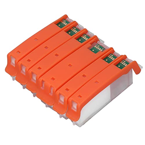 Cartridge Combo Pack, Ink Cartridge Set Reusable 6PCS Clear Printing for Replacement (650-651)