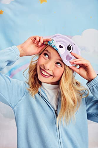 iscream Care Bears Satin-Lined Embroidered Fleece Sleep Mask - Share Bear
