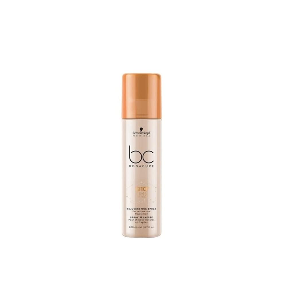 BC Bonacure Schwarzkopf Q10+ Time Restore Rejuvenating Spray, 6.7 Fl Oz
