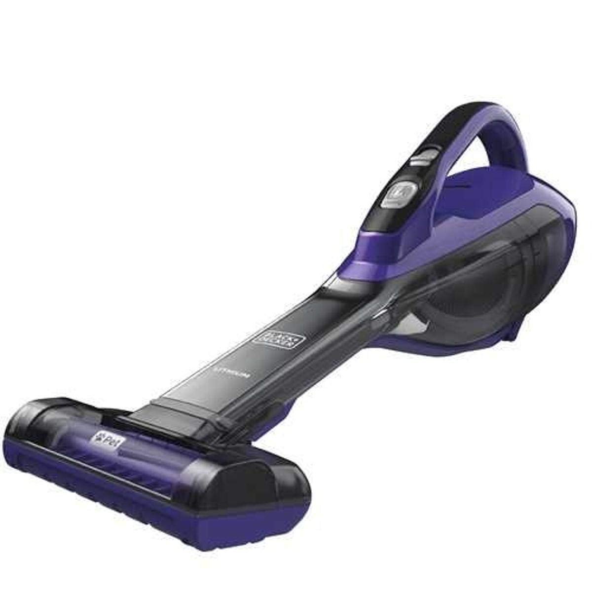 BLACK+DECKER HLVA325JPS07 10.8V Lithium Pet Hand Vac Plus Scent, 10.8V Lithium Pet Hand Vac Purple