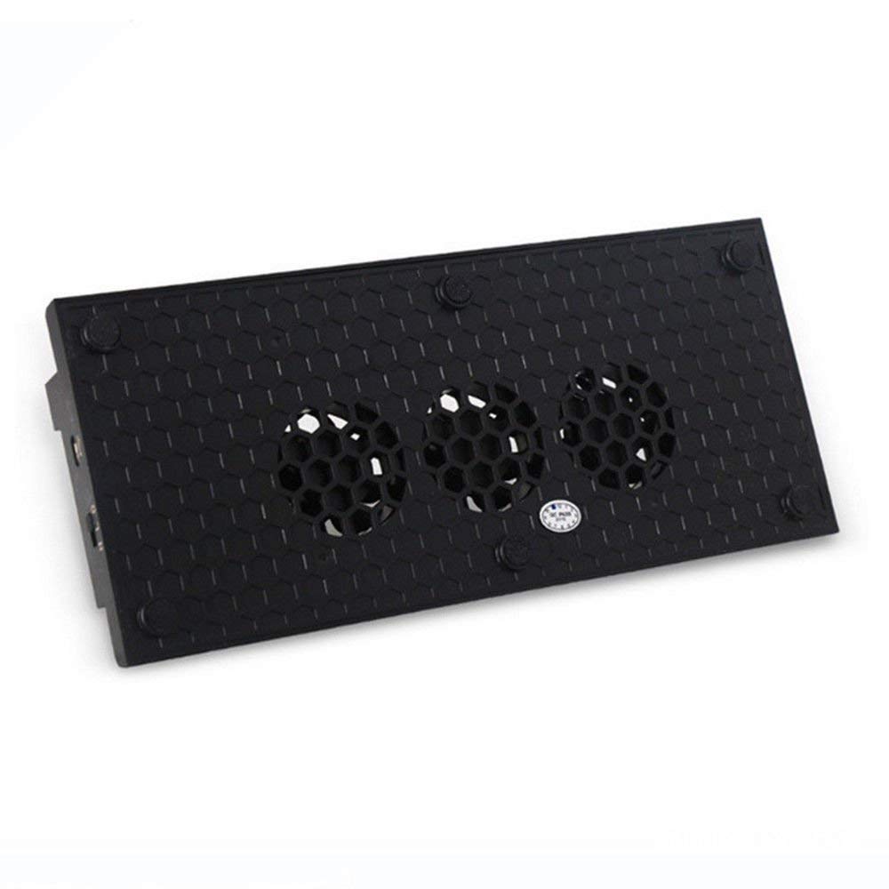 OSTENT Dual USB Port 3 Cooling Fan Cooler Vertical Stand for Microsoft Xbox One S Console