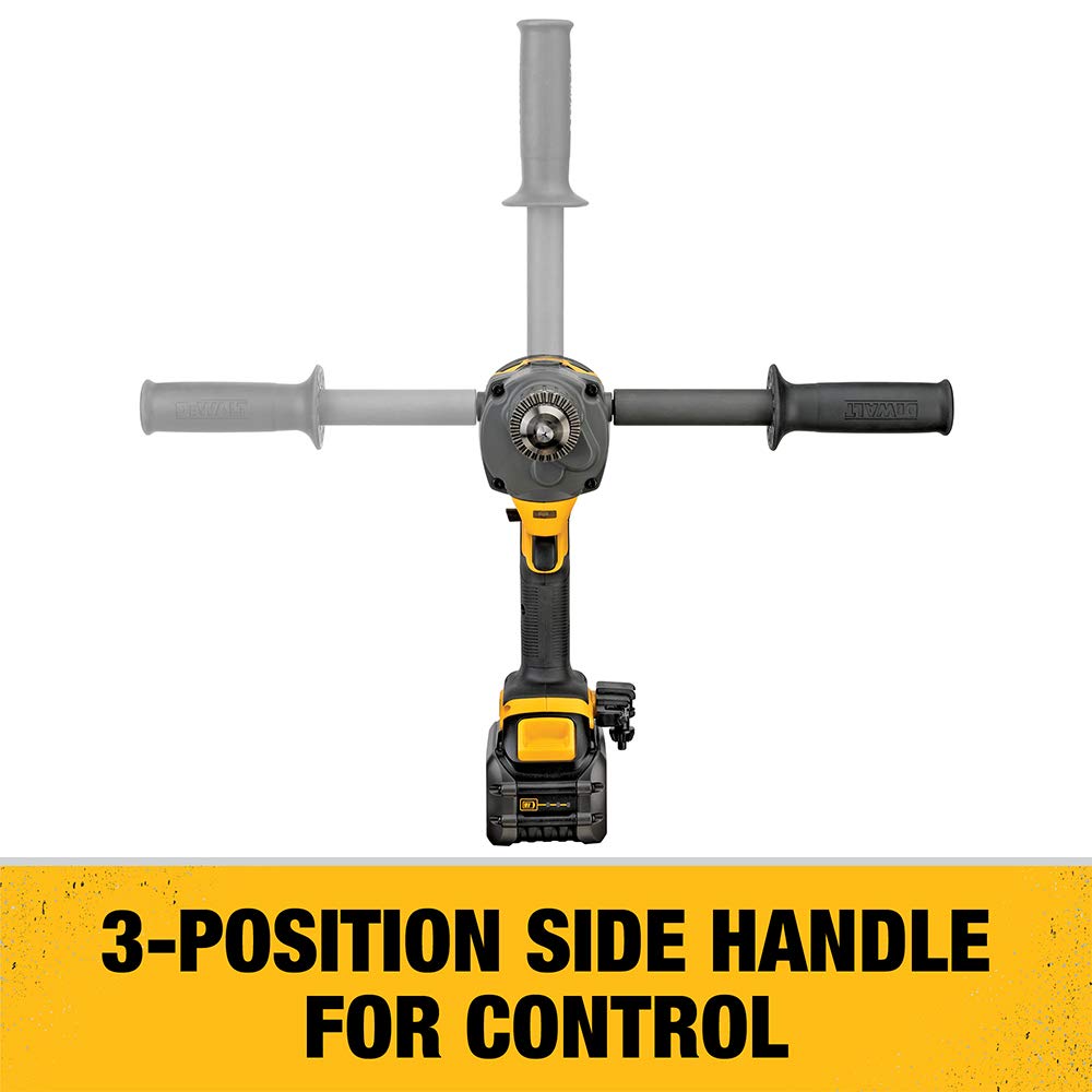 DEWALT 60V MAX* Cordless Drill For Concrete Mixing, E-Clutch System (DCD130T1)