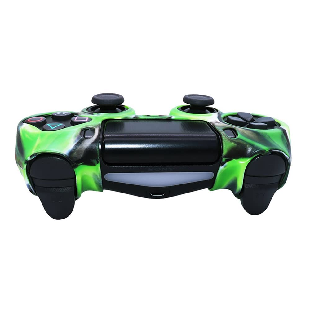 OSTENT Protective Silicone Gel Soft Case Cover Pouch Sleeve for Sony PlayStation 4 PS4 Controller Color Light Green