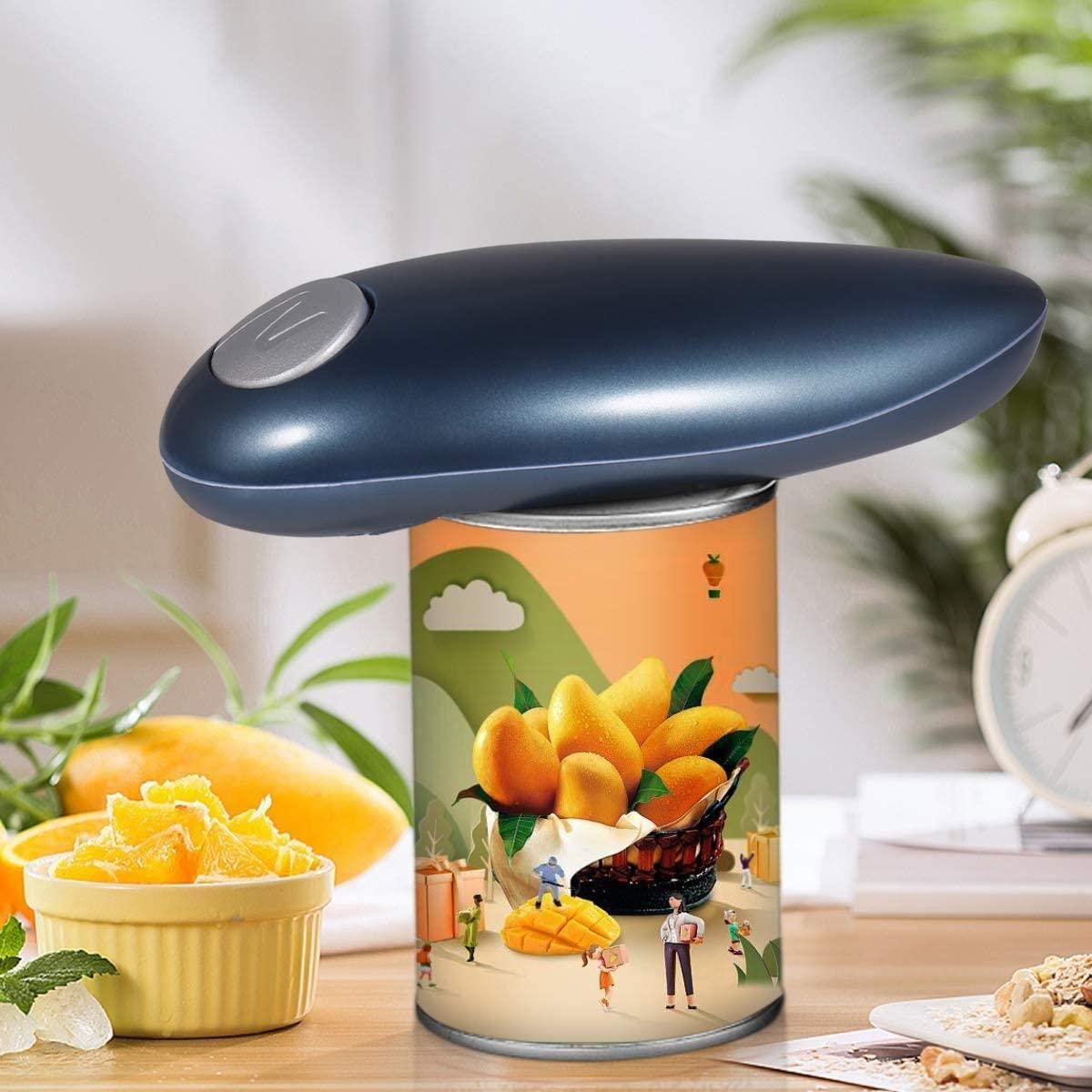 Can Opener, Smooth No Sharp Edges Can Opener for any Size Can, Restaurant Can Opener Automatic, Hand Free Can Opener, Best Kitchen Gadget for Chefs, Arthritis and Seniors