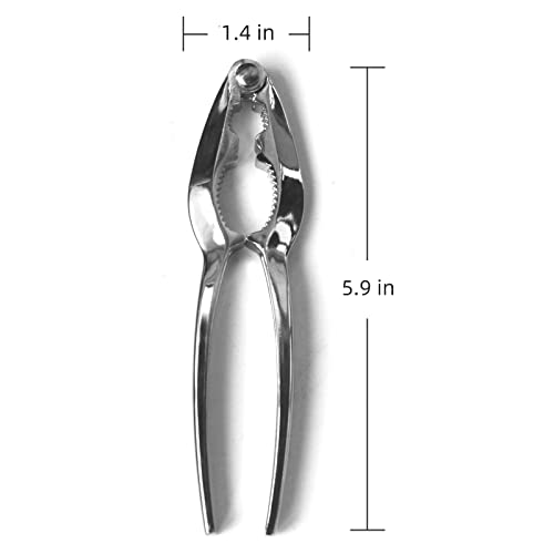 Heavy Duty Walnut Plier Opener Tool - Nut Cracker for Macadamia Nuts, Pecans and More