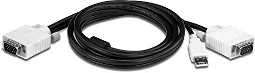 TRENDnet 2-Port USB KVM Switch and Cable Kit with Audio, Manage Two PCs, USB 1.1, Hot-Plug, Auto-Scan, Hot-Keys, Windows & Linux Compliant, TK-209K
