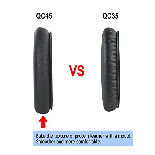 Earpads for Bose QuietComfort 45 QC45 QC35 ii QC35 Ear Pads Headphones Ear Cushions Replacement with Upgraded Memory Foam