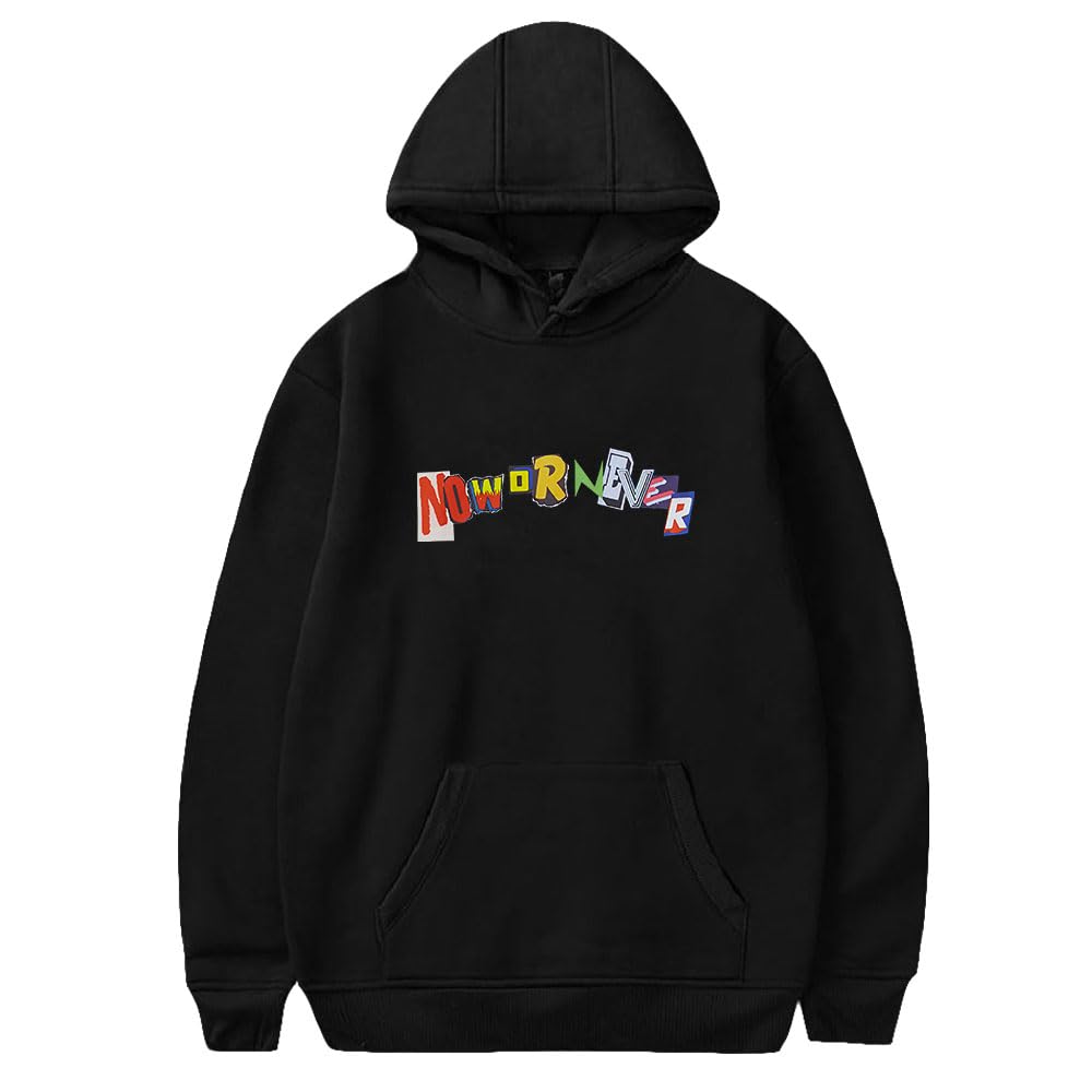 BQXZAKG XPLR Psychic Reading Hoodie Sam and Colby Merch Men Women Skull Print Long Sleeve Sweatshirt Pullover (black,S)