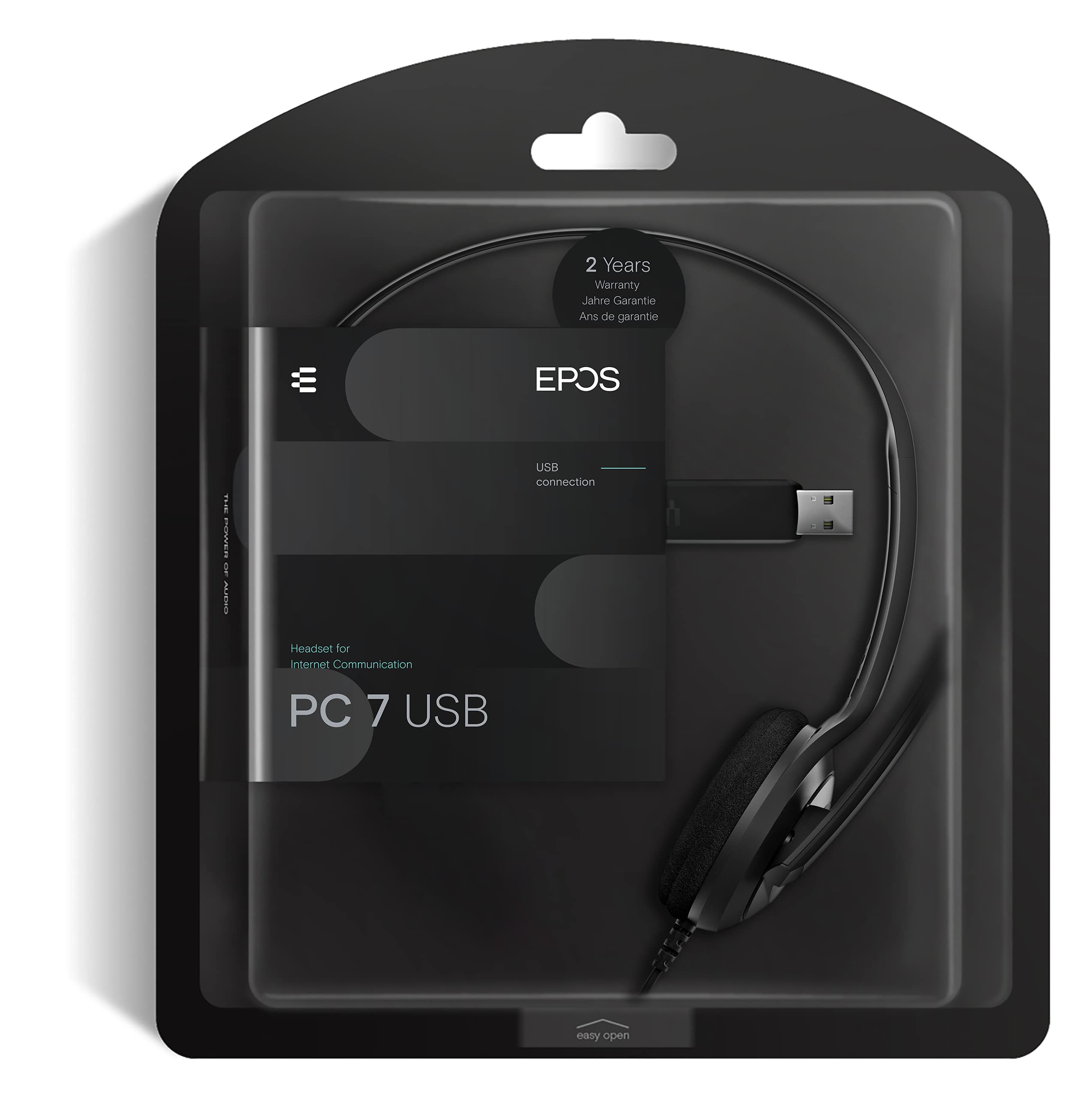 Sennheiser Consumer Audio Professional Audio EPOS Consumer Audio PC 7 USB - Mono USB Headset for PC and MAC, Black (504196)