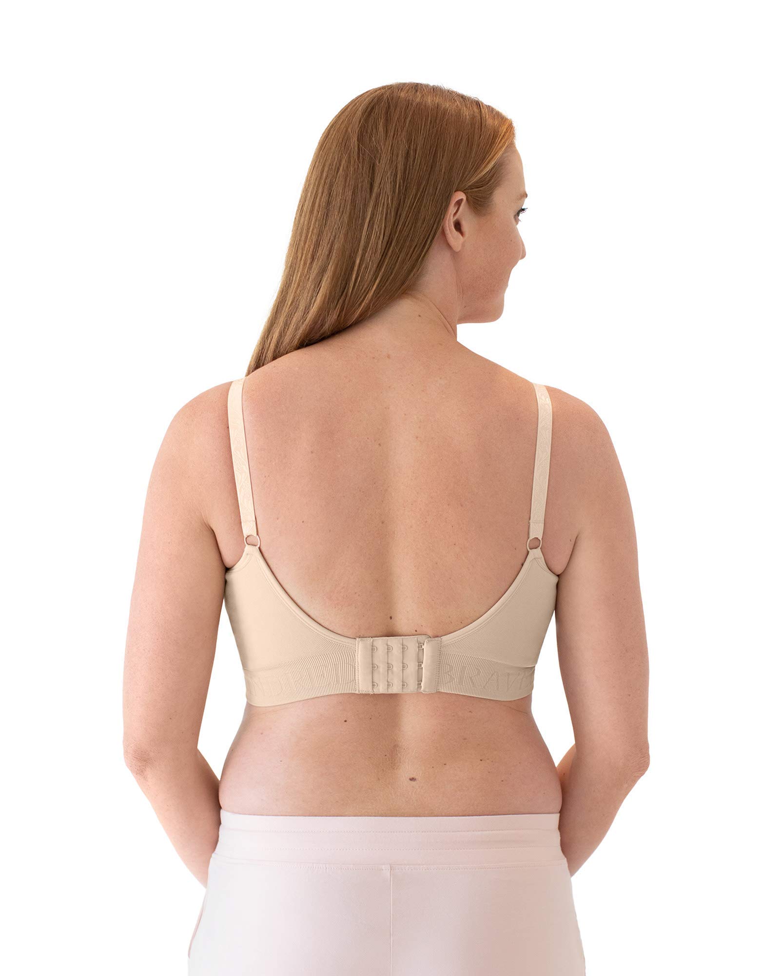 Kindred Bravely 2-Pack Hands Free Pumping Bra Bundle (Beige and Pink, Medium)