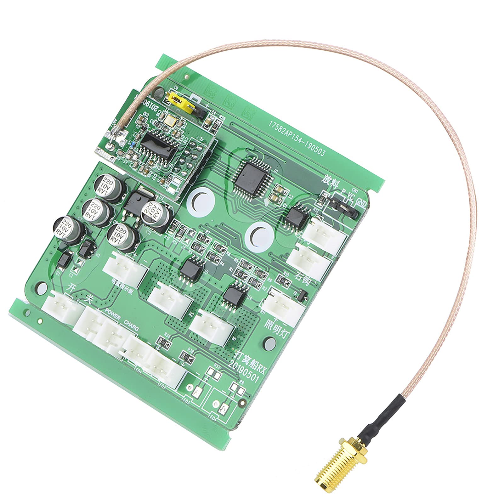 Boat Remote Control Circuit Board, Transmitter Circuit Board PCB for Flytec 2011-5 Outdoor Fishing Bait Boat