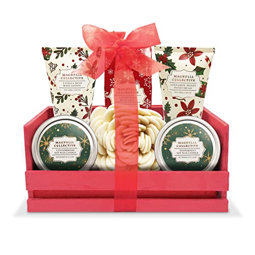 Gift Set for Women. Includes Scented Candles. Themed Holiday Presents. Popular Birthday, spa Gifts for Teenagers, Friends