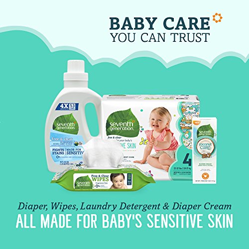 Seventh Generation Baby Diapers for Sensitive Skin, Animal Prints, Size 0 Newborn, 36 count