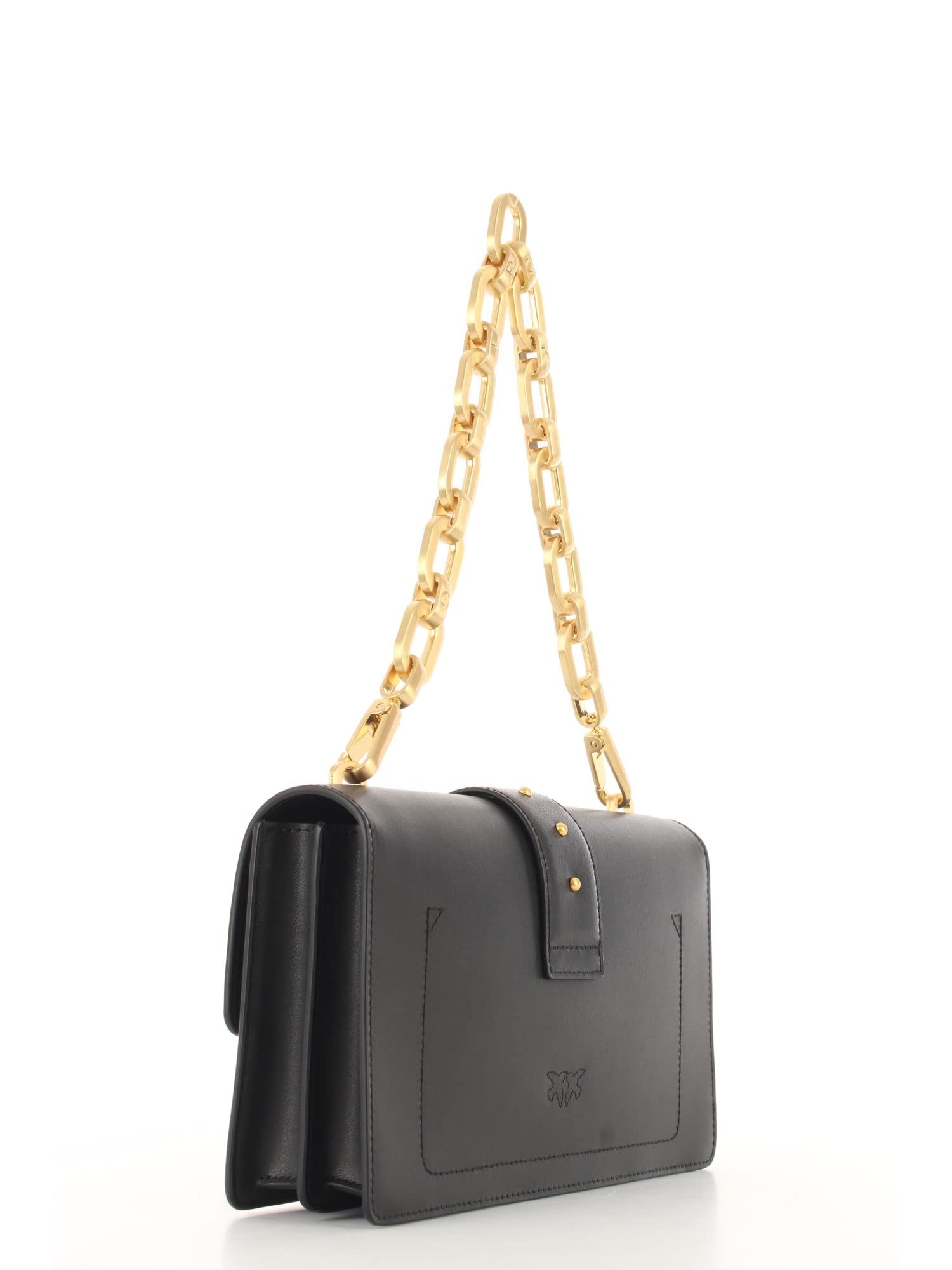 Pinko 1P22AN.Y7GK Z99 NERO LIMOUSINE Leather Goods Bag Woman, Black, Onesize
