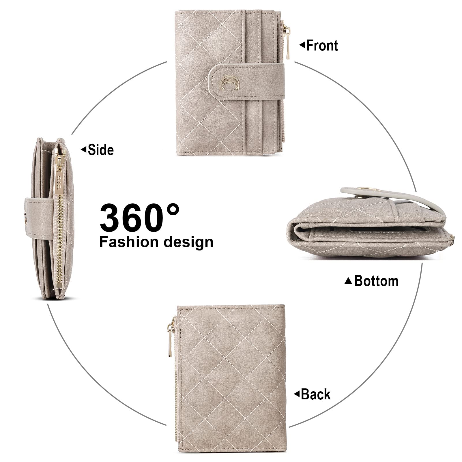 CLUCI Women Crossbody Purses Bundles with Women Wallet