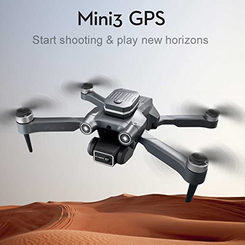 Hedgx Gps Drone with 4k Camera for Adults, Rc Quadcopter with Auto Return, Follow Me, Brushless Motor, Circle Fly, Route Fly, Altitude Hold, Headless Mode, Gift for Family