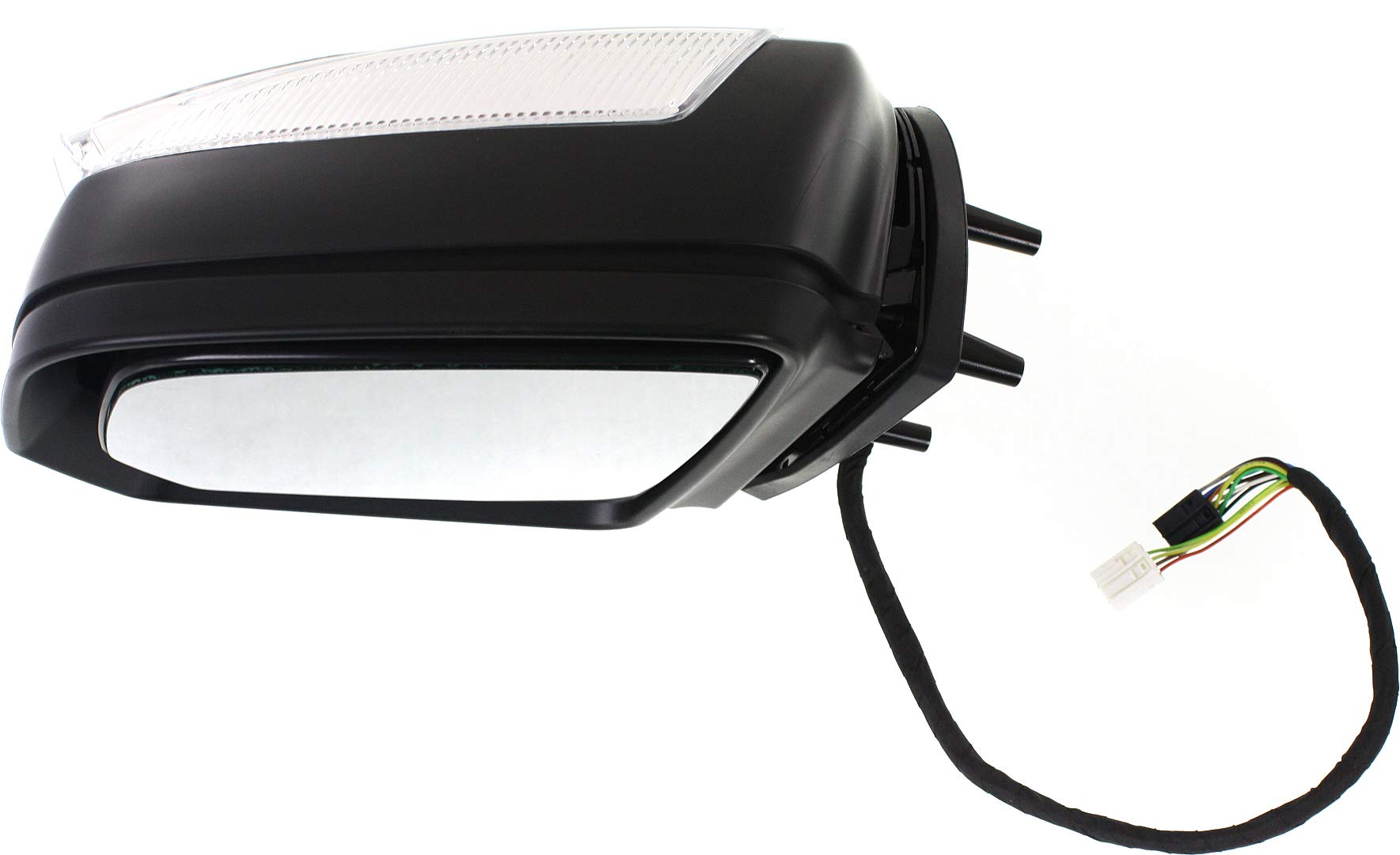 Kool Vue Driver Side Power Heated Mirror for Mercedes Benz ML350 GL450 GL550 ML550 ML63 AMG 2009-2010 Power Fold With Signal Light, Memory & Puddle Lamp Paintable