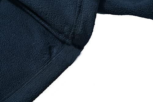 GIMECEN Women's Lightweight Full Zip Soft Polar Fleece Jacket Outdoor Recreation Coat With Zipper Pockets Large