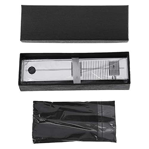 sdroceRyaM Turntable Phonograph LP Phono Cartridge Stylus Alignment Protractor Adjustment Tool - Mirrored Surface for Precision