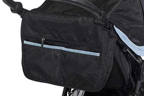 Britax B-Free Stroller, Frost - All Terrain Tires - Adjustable Handlebar - One Hand Fold - Large UV50 Canopy