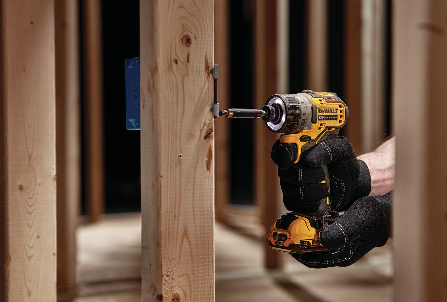 DEWALT XTREME 12V MAX* Cordless Screwdriver, 1/4-Inch, 2-Ah Batteries (DCF601F2)