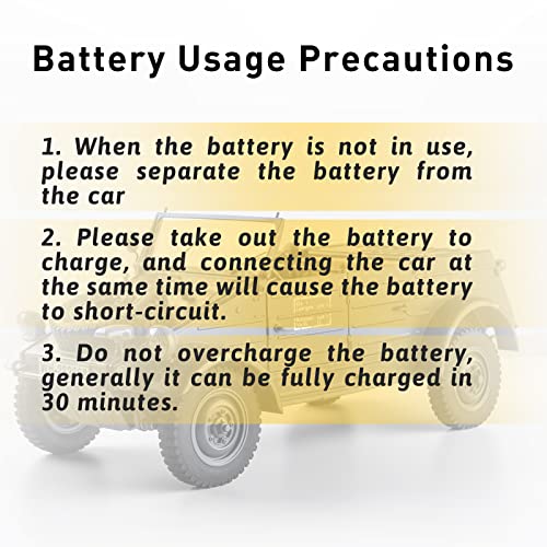 EAZYRC FMS 7.4V 380mAh Battery for 1/24 FCX Power Wagon,1/12 Willys, 1/24 Smasher RTR,1/24 k5 Chevy Blazer RTR