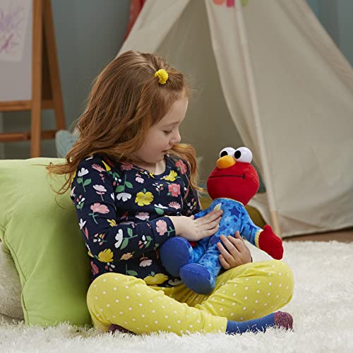 Sesame Street Lullaby & Goodnight Elmo Plush Toy, Singing and Talking Elmo Stuffed Animal for Toddlers and Preschoolers 18 Months and Up