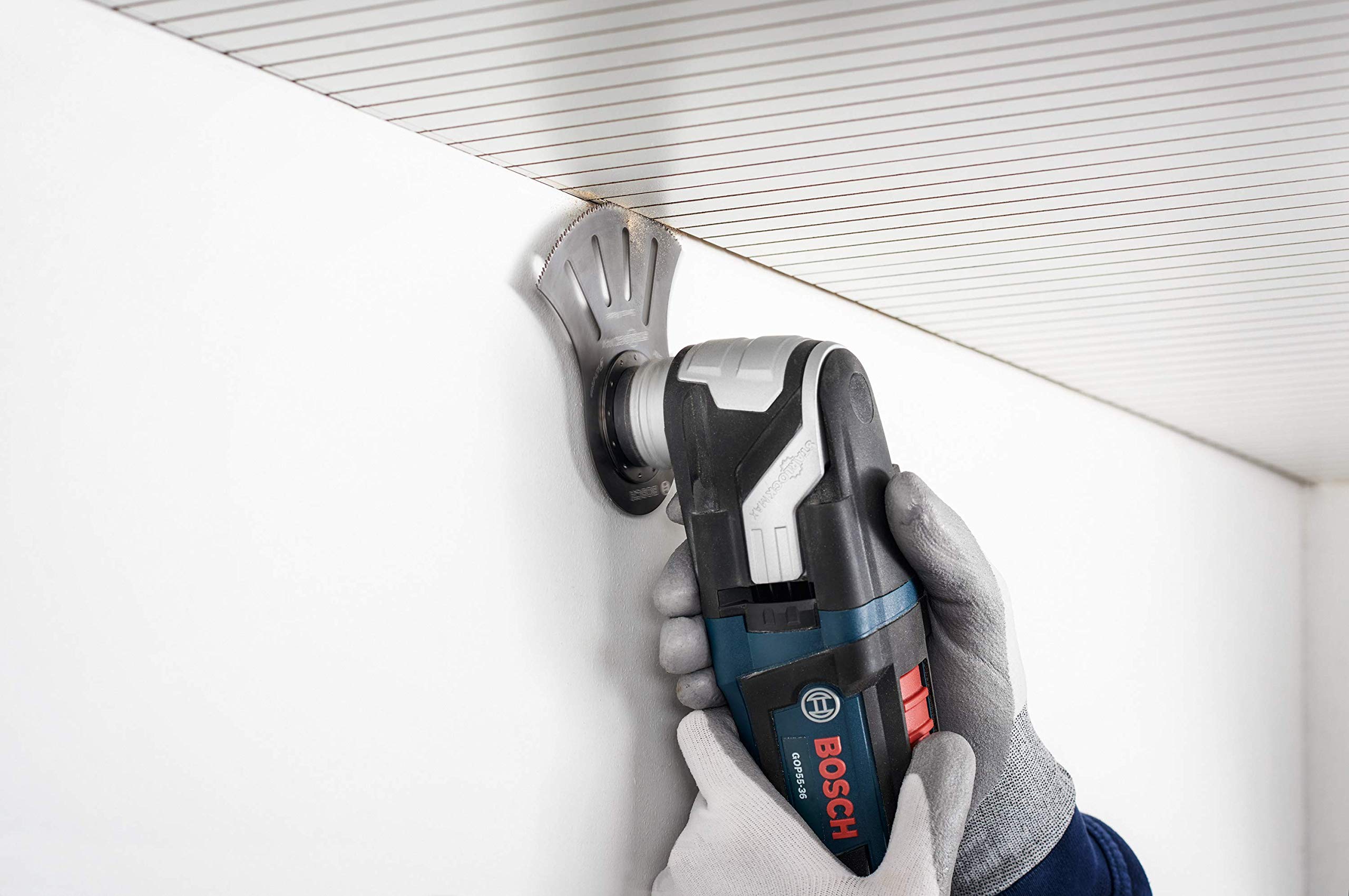 BOSCH OSM400F 4 In. StarlockMax Oscillating Multi-Tool Bi-Metal Segment Saw Blade