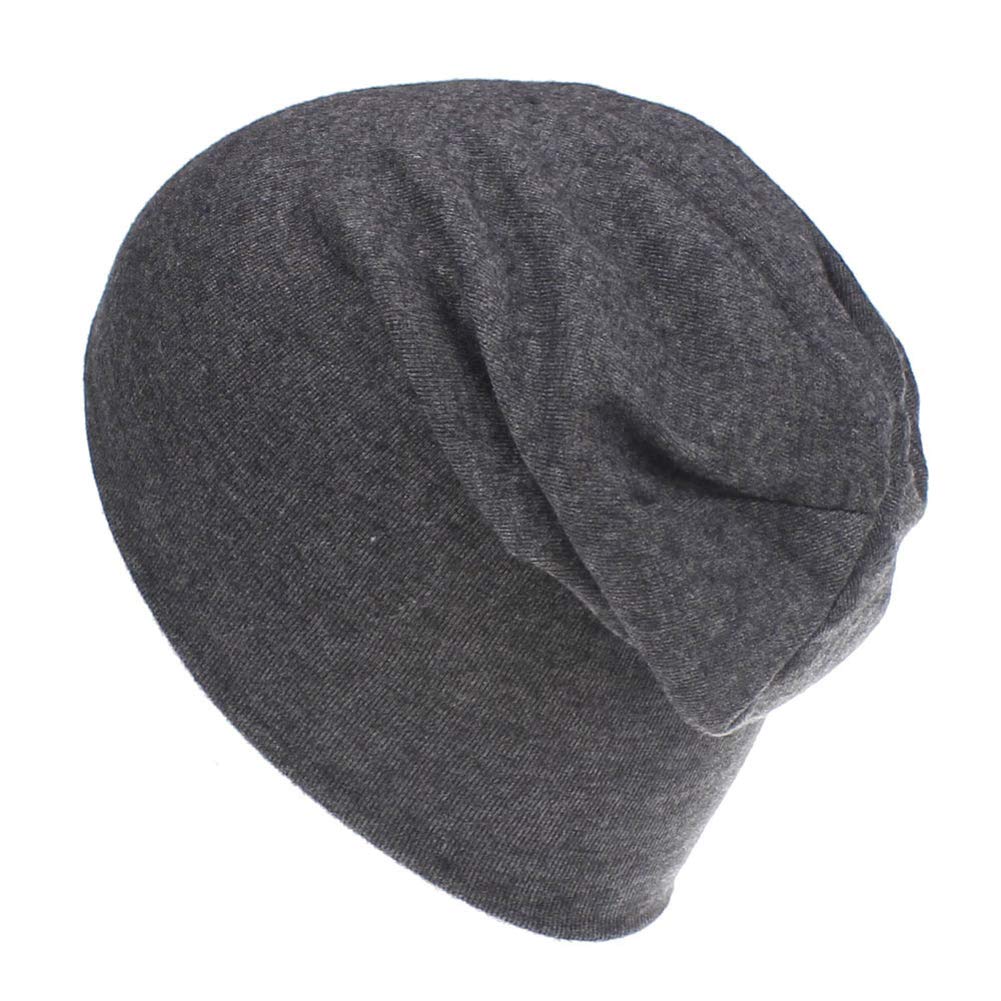 Qandsweet Baby Boy's Hat Kids Cool Knit Beanie Hats Toddlers Caps (Black Dark Grey Red White)