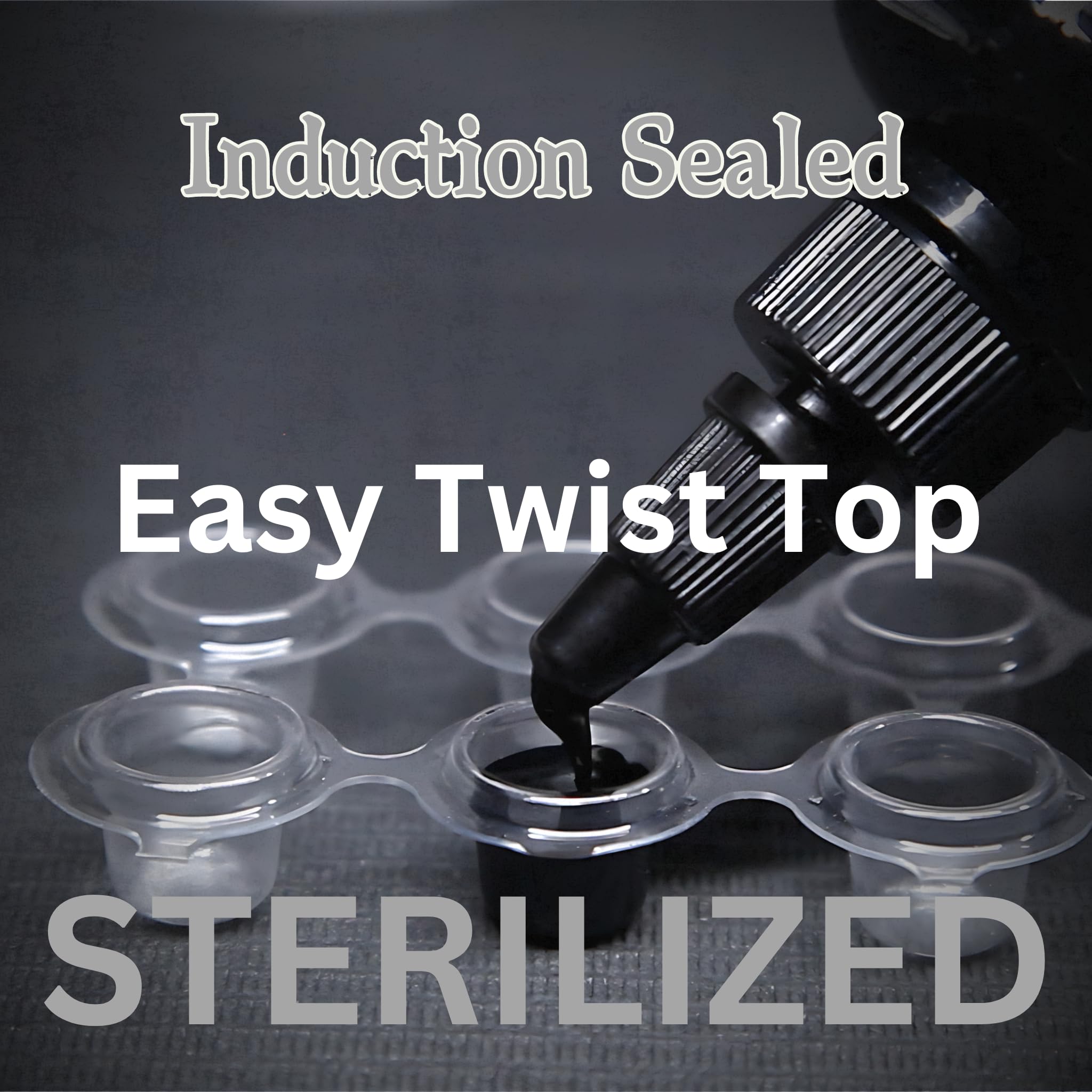 ZUPER Black Tattoo Ink by INTENZE 12 oz Sterilized with Certification and 100% Vegan. Original and Direct from Manufacturer