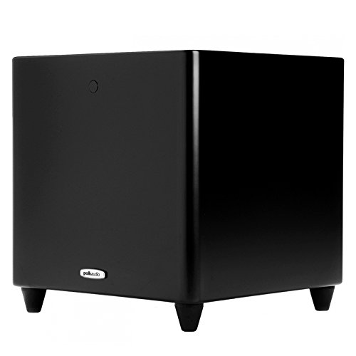 Polk Audio DSWPRO 550WI Powered 10-inch Subwoofer | Powerful 200-Watt Amp | Multiple Placement Options, Can be Placed Inside Cabinets | Easy Integration with Home Theater Systems | Night Mode