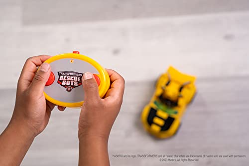 Transformers Rescue Bots Academy Bumblebee RC Radio Control Car, Toys for Kids and Adults