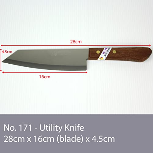 Kiwi 4" Sharp Pairing Knife, with wood Handle # 503