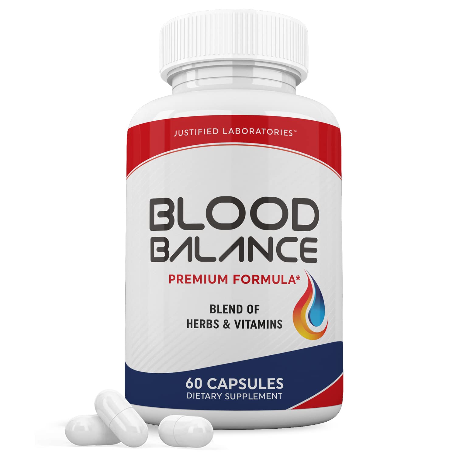 Blood Balance Advanced Formula 620MG Formula Supplement Pills 60 Capsules