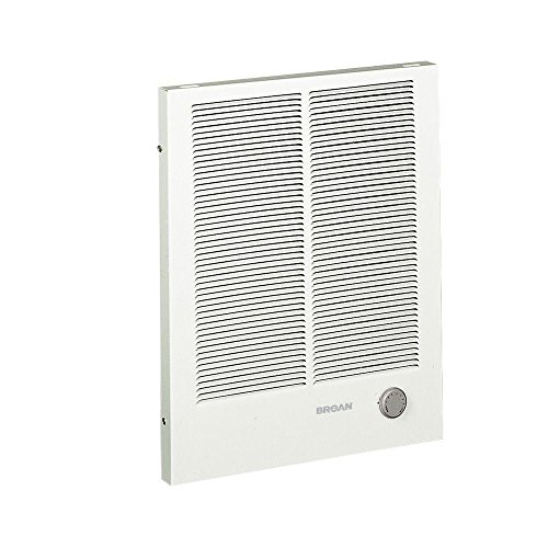 Broan-NuTone 198 High Capacity Wall Heater, White Painted Grille, 4000/2000 Watt 240 VAC, 2000/4000 (Renewed)