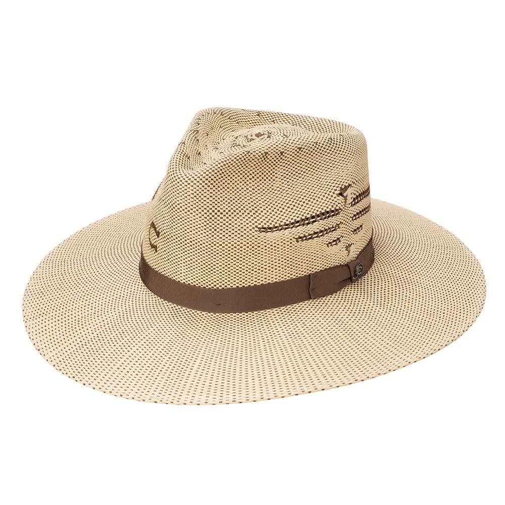 Charlie 1 Horse Mexi Shore 3 3/4" Brim Fashion Hat Tan/Brown M