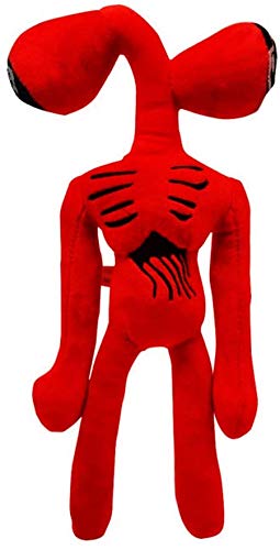 Siren Head Plush Figure Toy Stuffed Toy Doll for Kids Children -2PCS, Black&Red