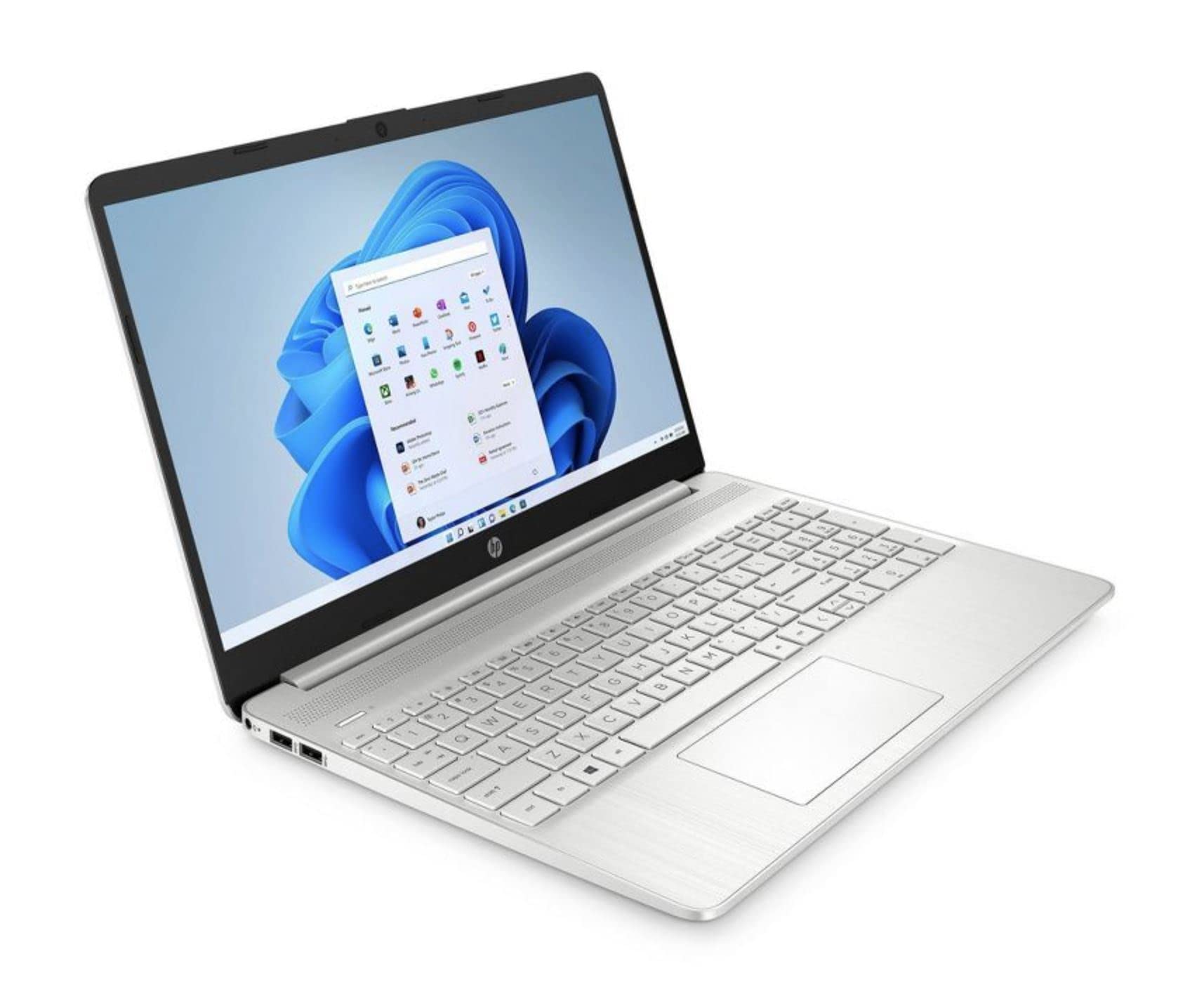 HP 15.6-inch FHD Non-Touch, 512GB SSD, 2.1GHz Ryzen 5 5500U 6 Core (8GB RAM, SD Card Reader, AMD Radeon Graphics, Windows 11 Home S) Silver, 15-ef2040tg