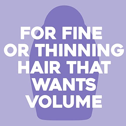 OGX Thick & Full + Biotin & Collagen Volumizing Shampoo for Thin Hair, Thickening Shampoo with Vitamin B7 & Hydrolyzed Wheat Protein, Paraben-Free, Sulfate-Free Surfactants, 13 fl oz