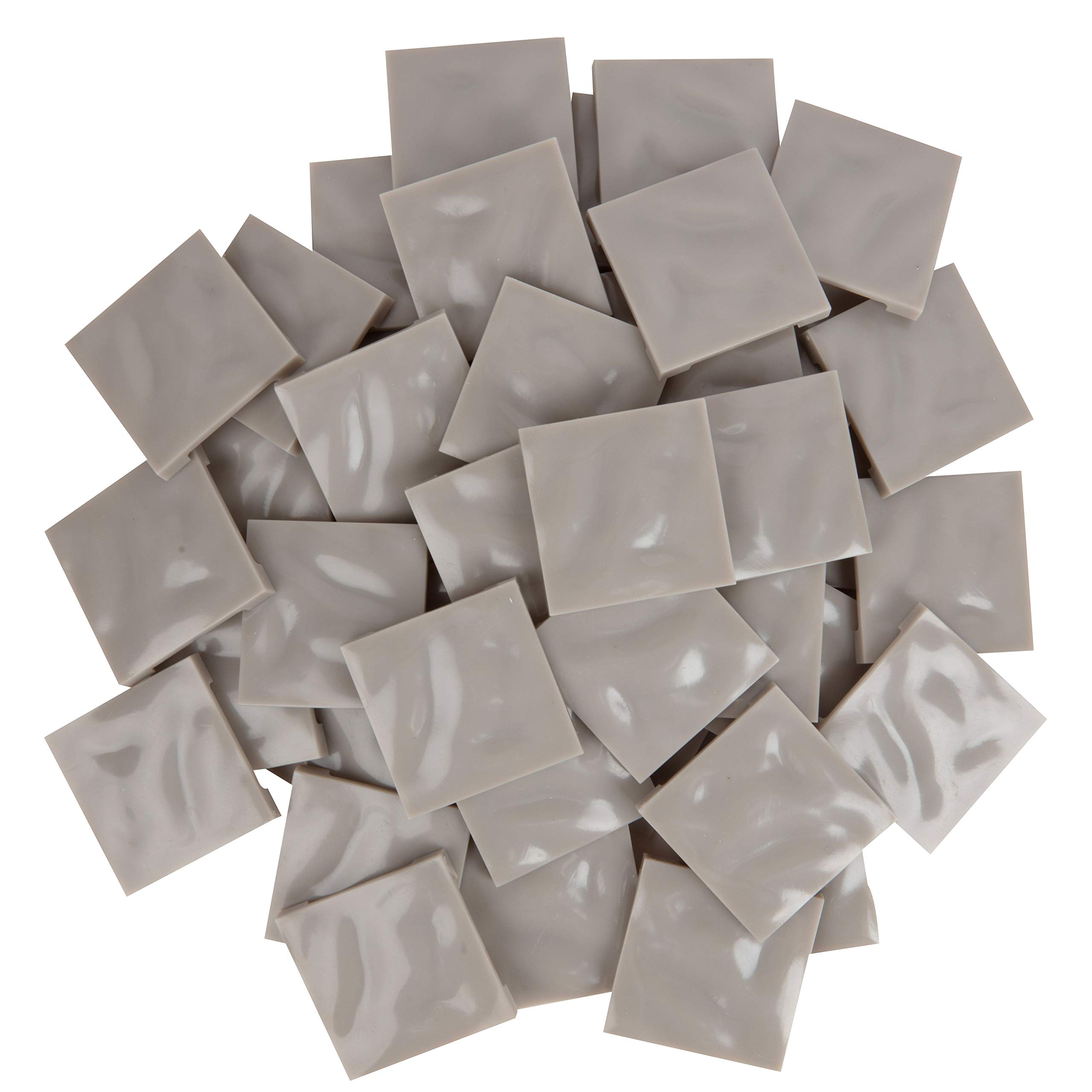Monster Adventure Terrain- 50pc Wavy Style Tile Expansion Pack-Paintable 1"x1" Tile Set- Easy Snap Creates Amazing Tabletop Terrain in Minutes