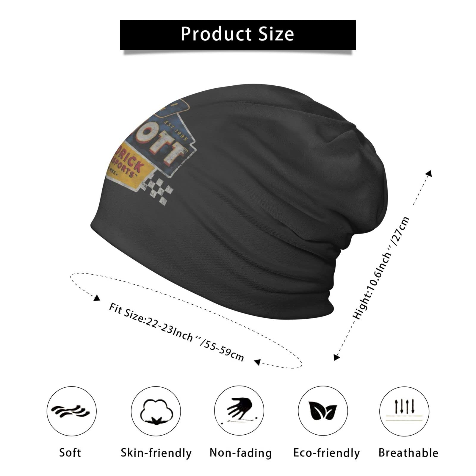 Chase Elliott 9 Skull Cap Helmet Liner Head Beanie Hard Knit Hat Wicking Soft Cycling Football Bonnet
