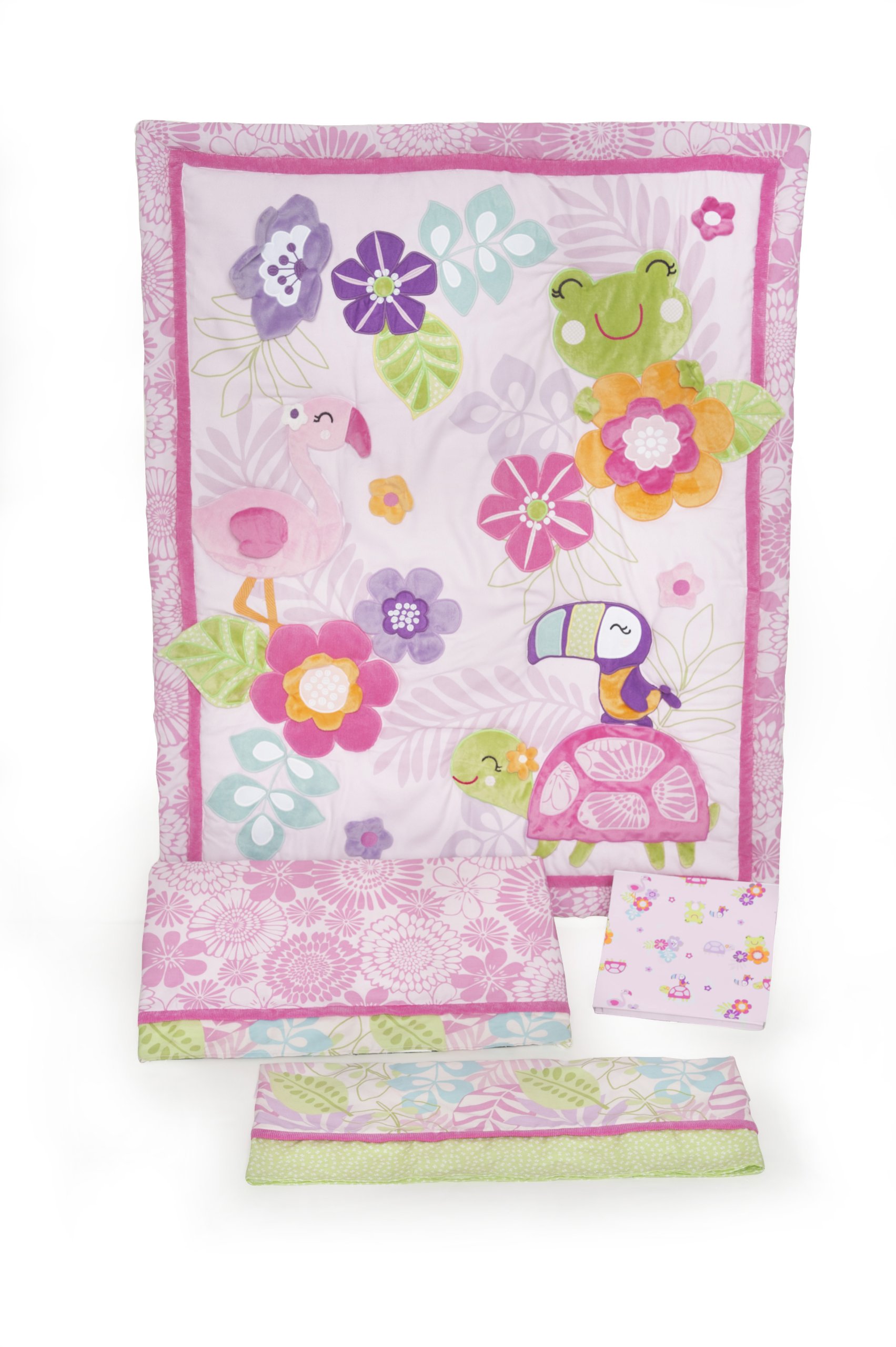 Tropical Garden 4 Piece Baby Crib Bedding by Carters