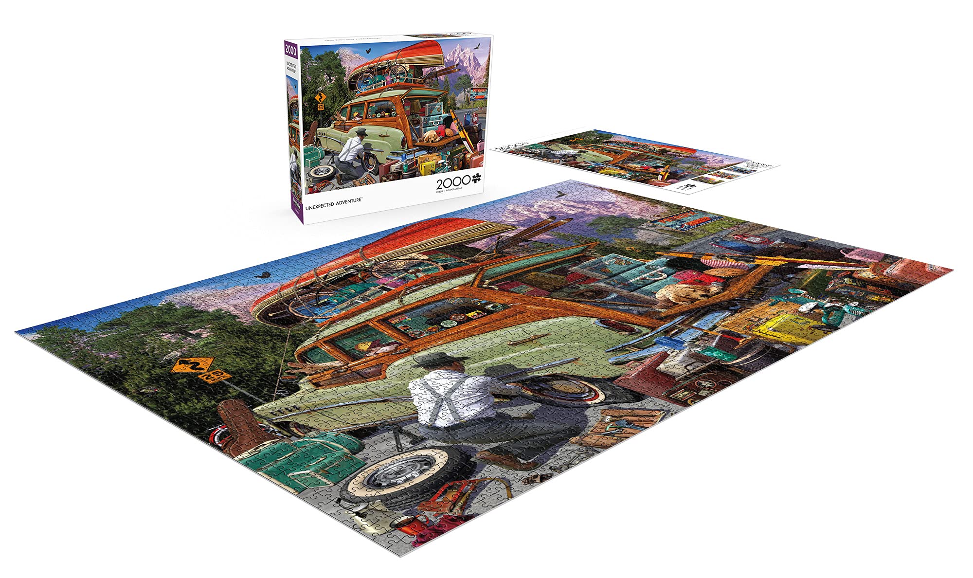 Buffalo Games - Unexpected Adventure - 2000 Piece Jigsaw Puzzle