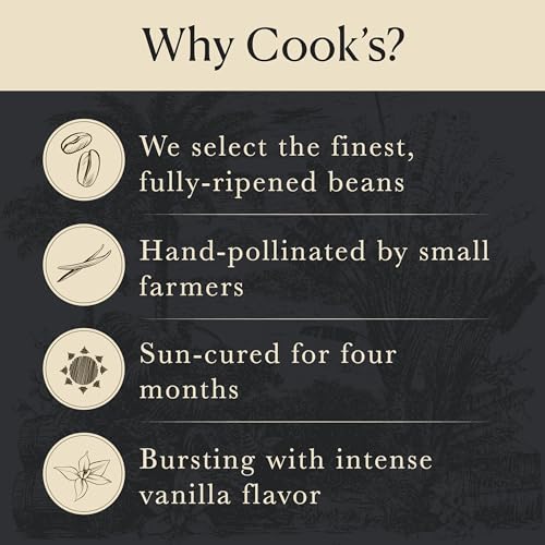 Cook’s, Pure Vanilla Powder, World’s Finest Gourmet Fresh Premium Vanilla, 4.5 oz