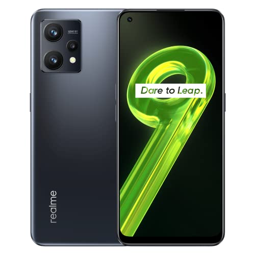realme 9 (4G) Dual SIM 128GB ROM + 6GB RAM (GSM only | No CDMA) Factory Unlocked 4G/LTE Smartphone (Meteor Black) - International Version