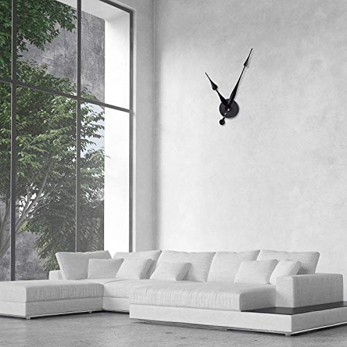Hicarer DIY Large Clock Hands 3D Wall Clock for Kitchen Office and Home Art Decor Quartz Clock Movement Mechanism Accessories