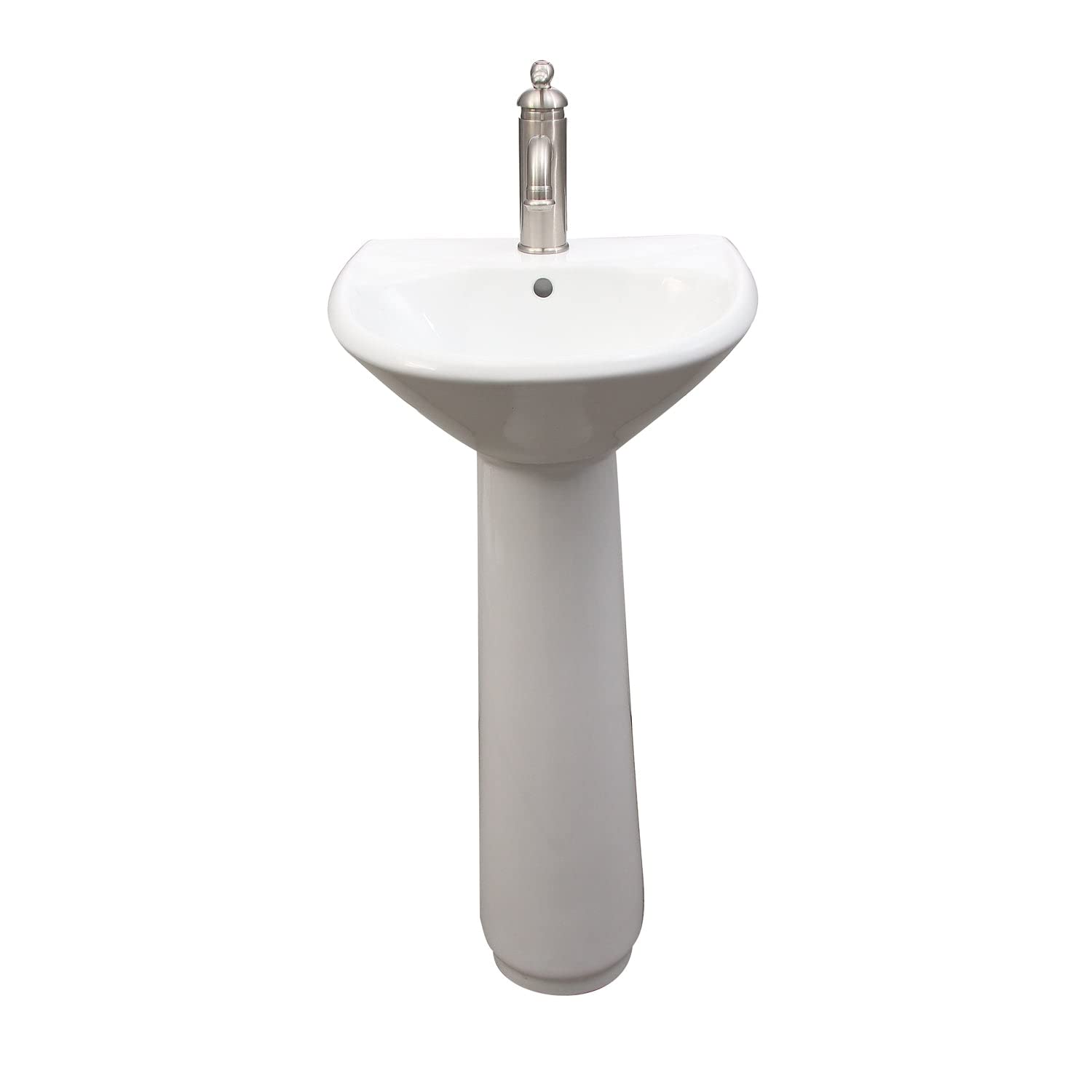 Gair Pedestal Lavatory 16-1/2" W x 14-7/8" D x 33-3/4" H